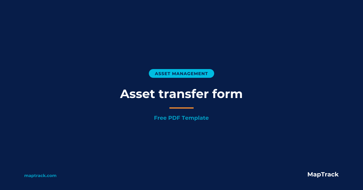Free Asset Transfer Form | PDF Template
