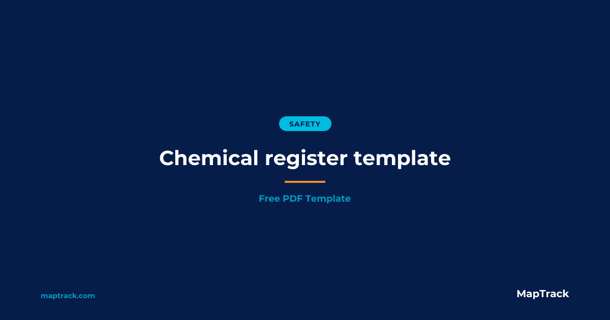 Free Chemical Register Template | PDF