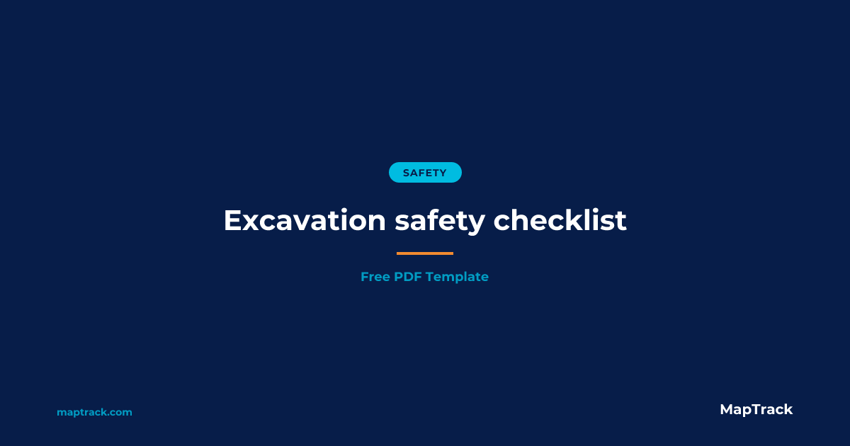 Free Excavation Safety Checklist 2026