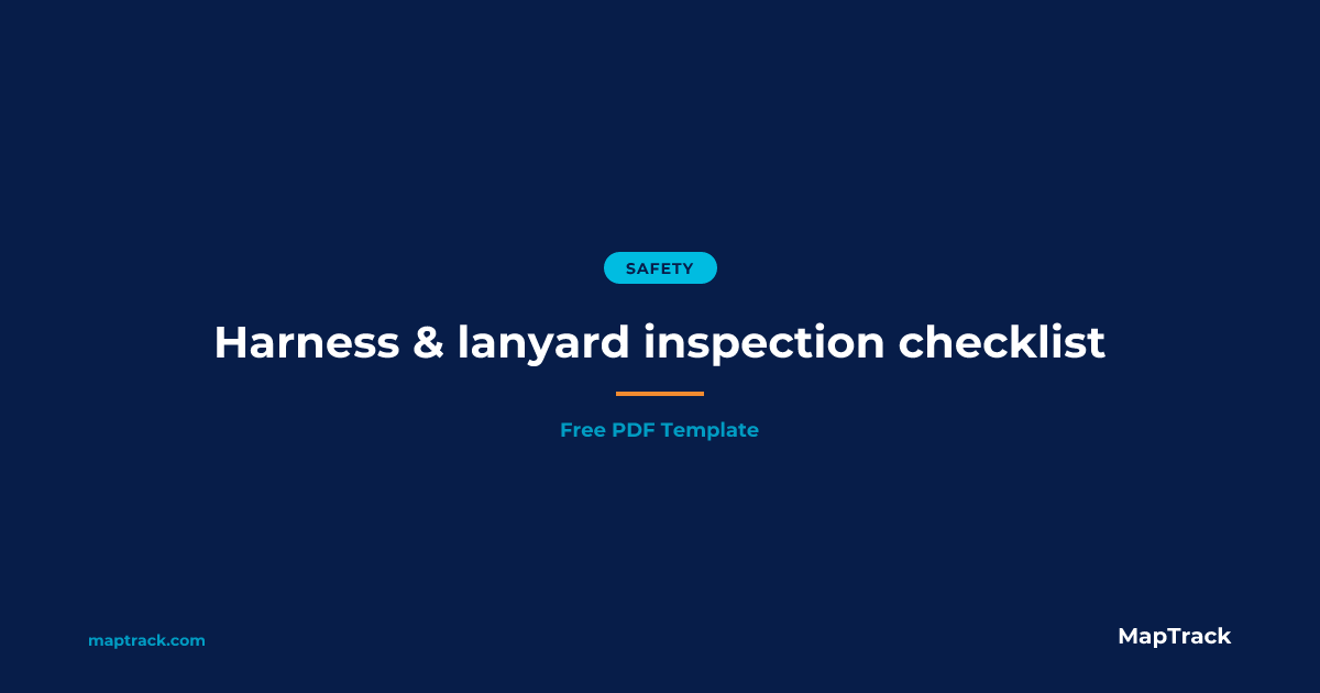 Harness Inspection Checklist | Free PDF Download