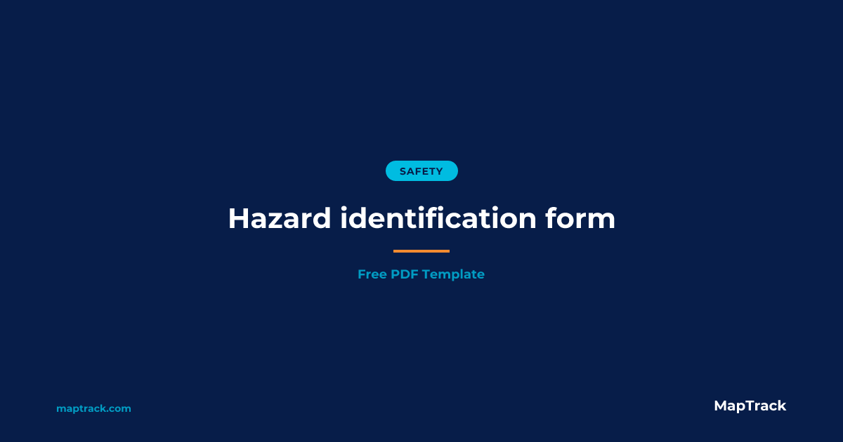 Free Hazard Identification Form | PDF Download