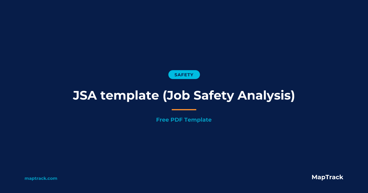 JSA Template | Free Job Safety Analysis Form 2026