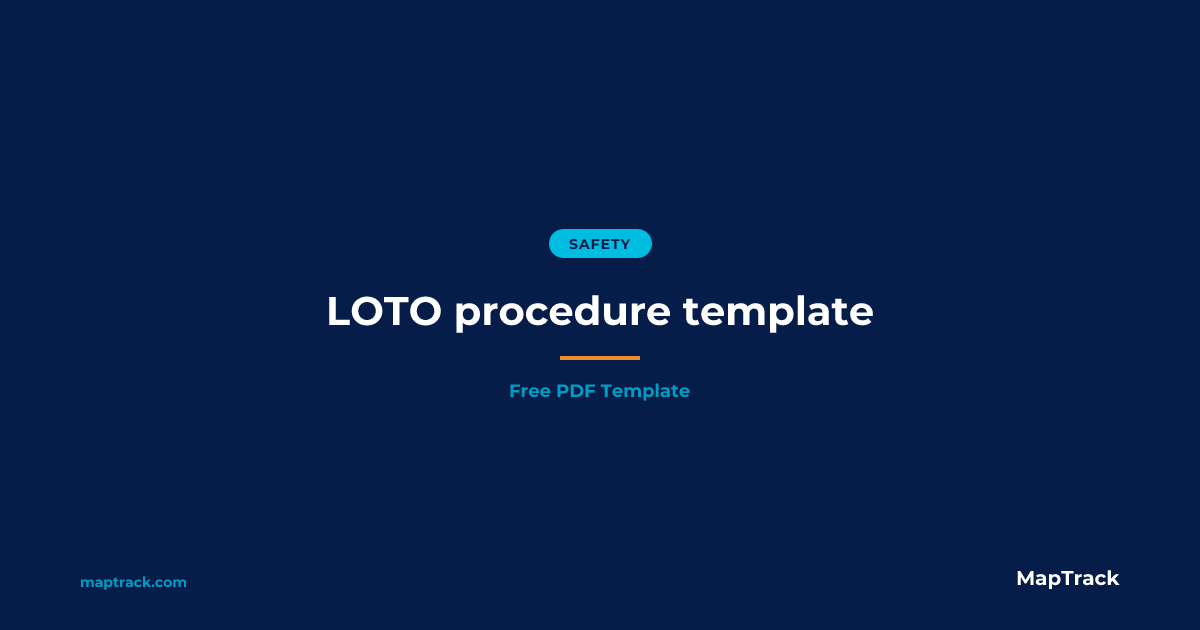 Free LOTO Procedure Template (PDF) 2026