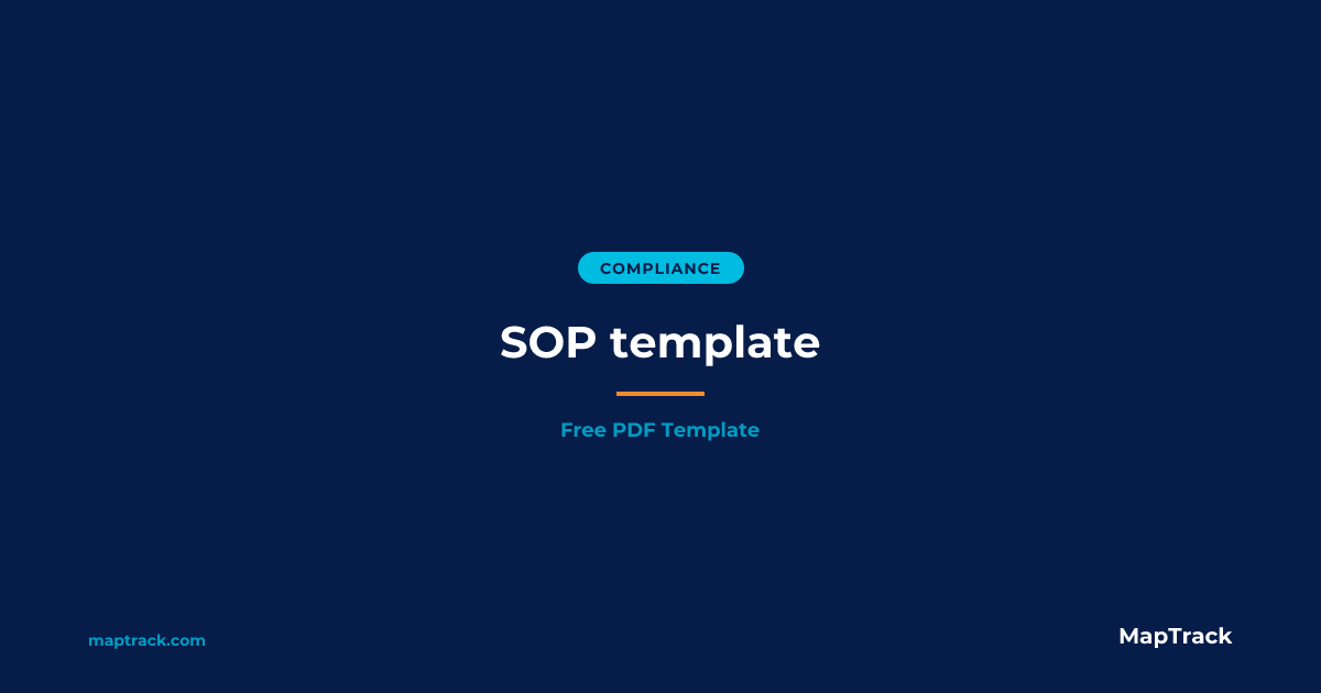 Free SOP Template | Standard Operating Procedure
