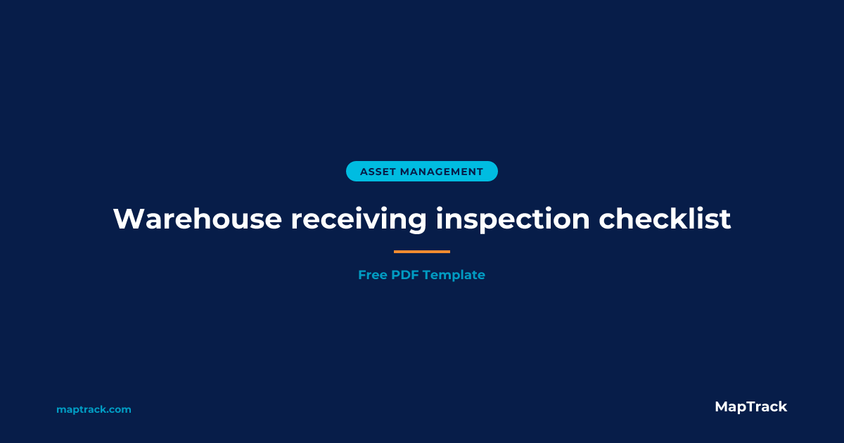 Free Warehouse Receiving Inspection Checklist | PDF